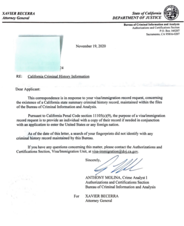 Why do you need Certificate of Non-Criminal Conviction authentication ...